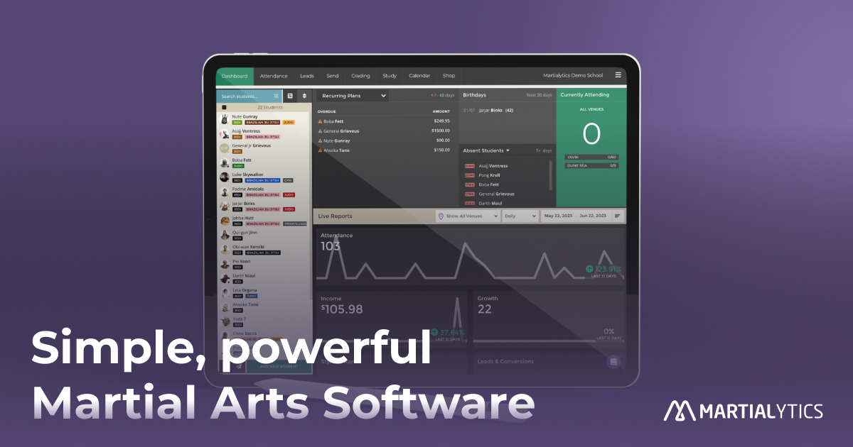 Martial Arts School Software - Martialytics